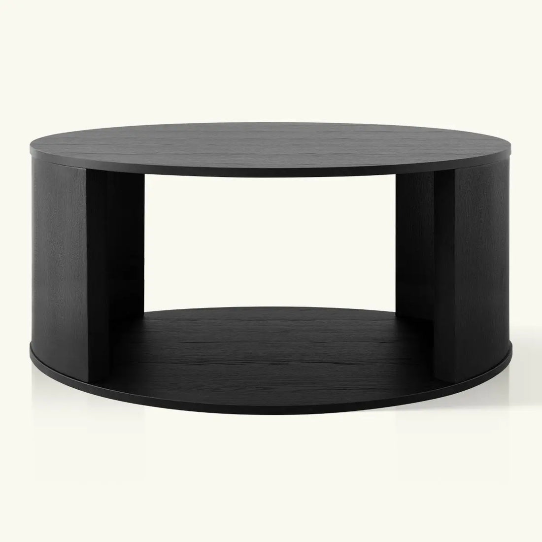 Hobo Modern 40 Black Round Coffee Table
